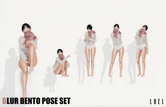 Second Life Marketplace - LOEL - Blur Bento Pose SET